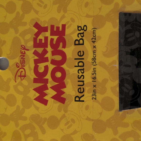 Disney | Bags | Disney Mickey Mouse Reusable Shopping Bag Tote Foldable ...